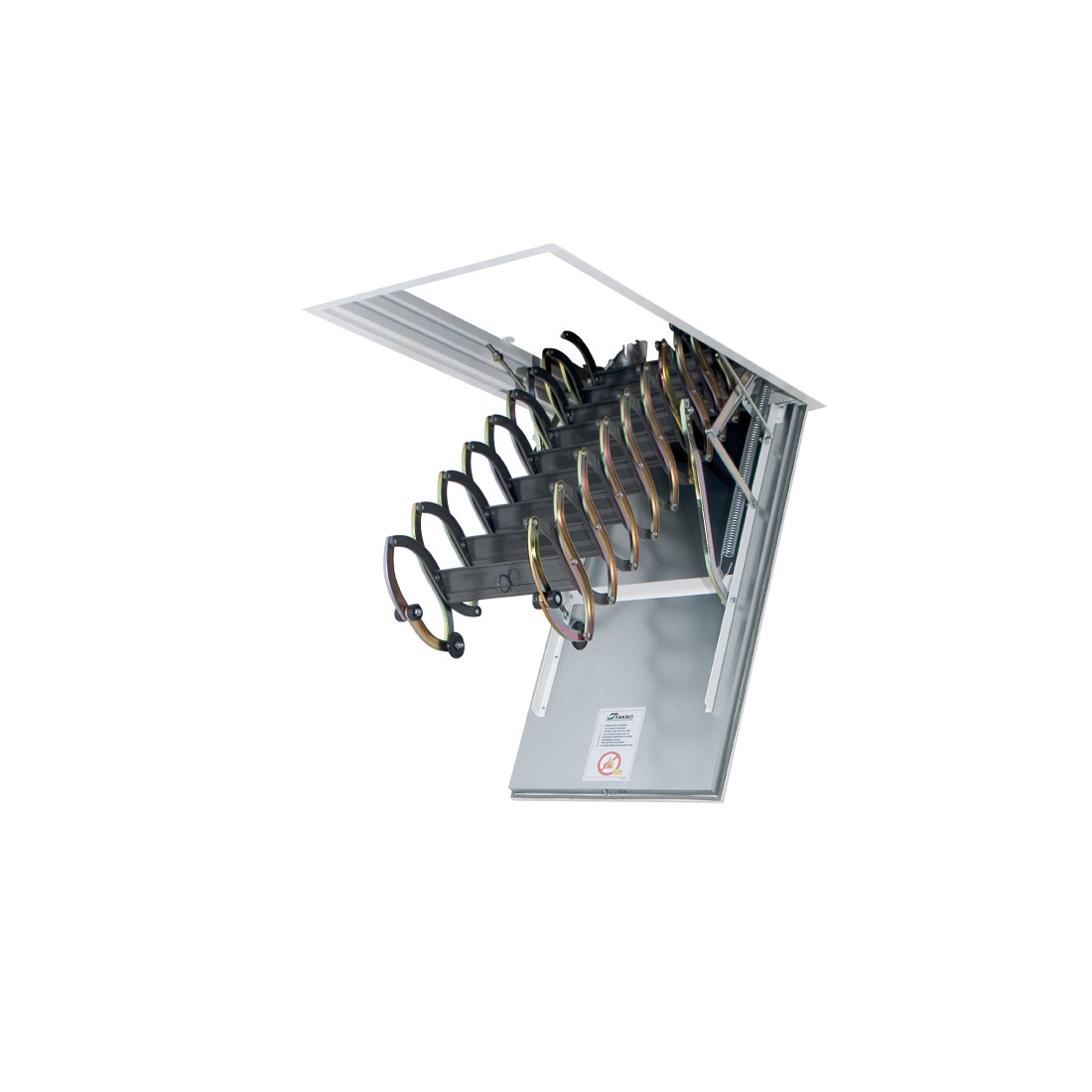 Escalier escamotable métal ciseaux COUPE-FEU - LSF - Escaliers ...